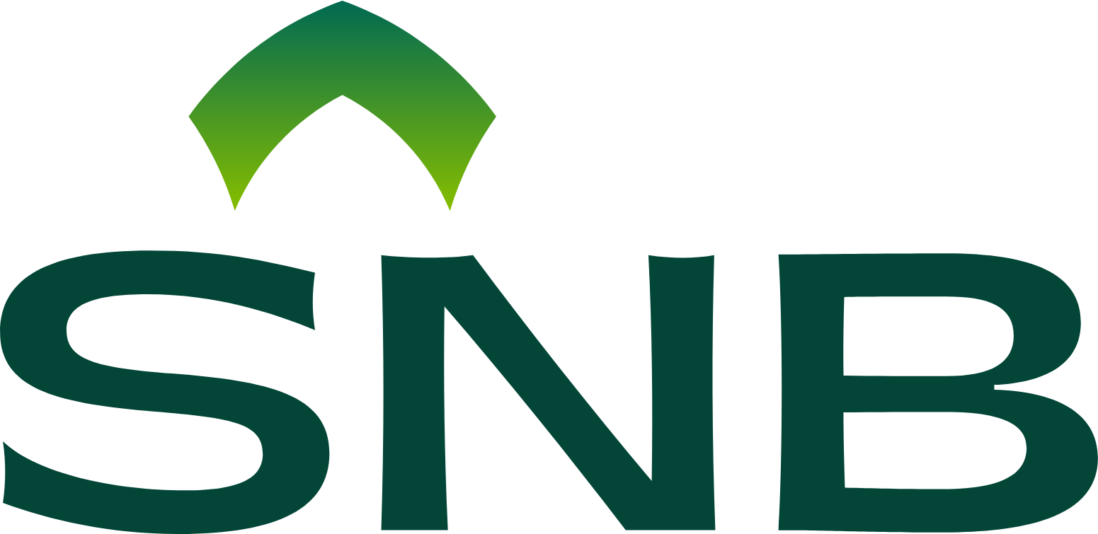 The Saudi National Bank logo in transparent PNG format