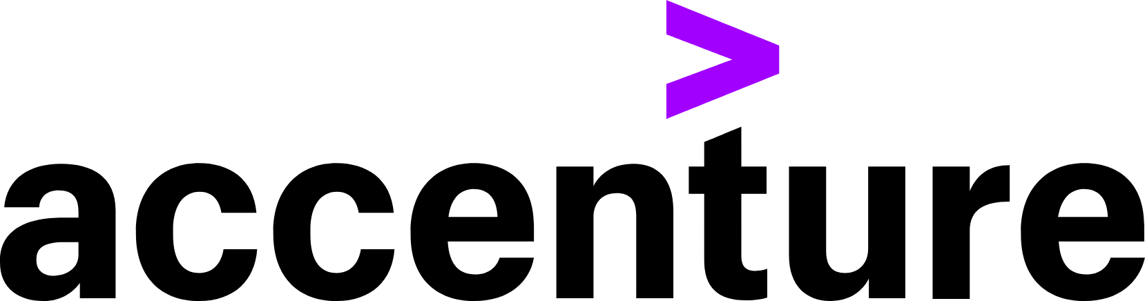 Accenture logo in transparent PNG and vectorized SVG formats