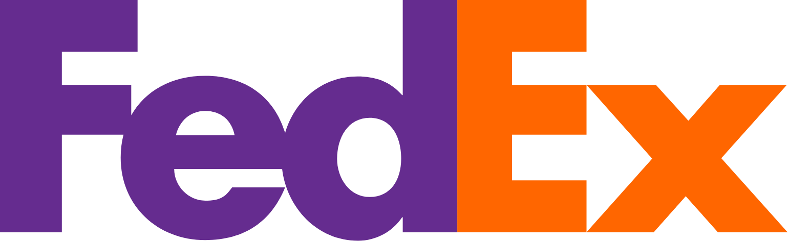 FedEx logo in transparent PNG and vectorized SVG formats