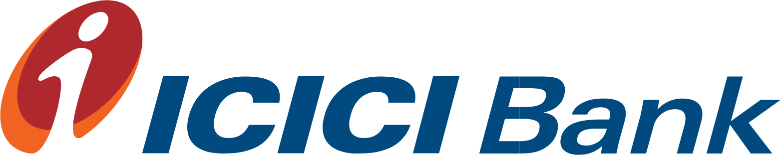 ICICI Bank logo in transparent PNG and vectorized SVG formats