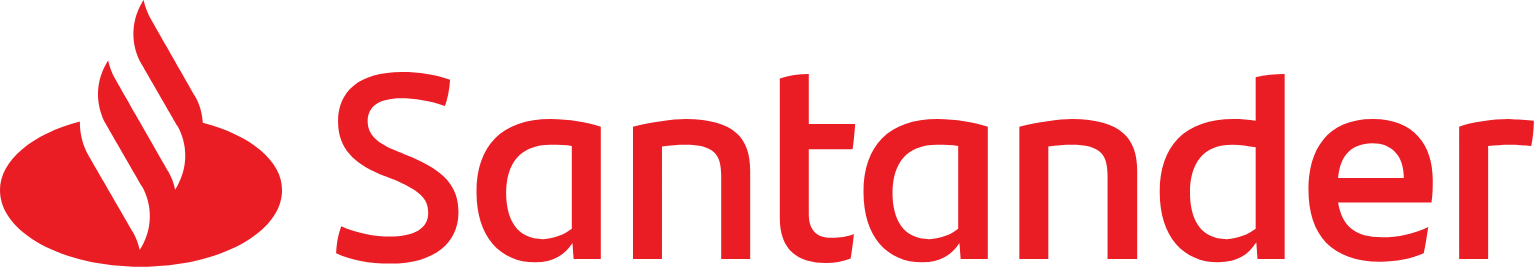 Santander logo in transparent PNG and vectorized SVG formats